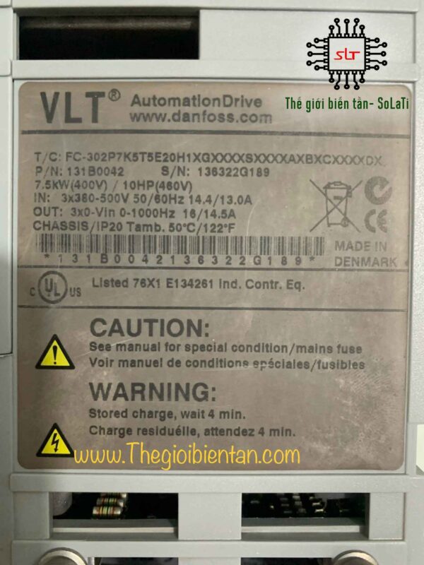 Biến tần Danfoss Fc302 7.5kw 131B0042 - Thế Giới Biến Tần