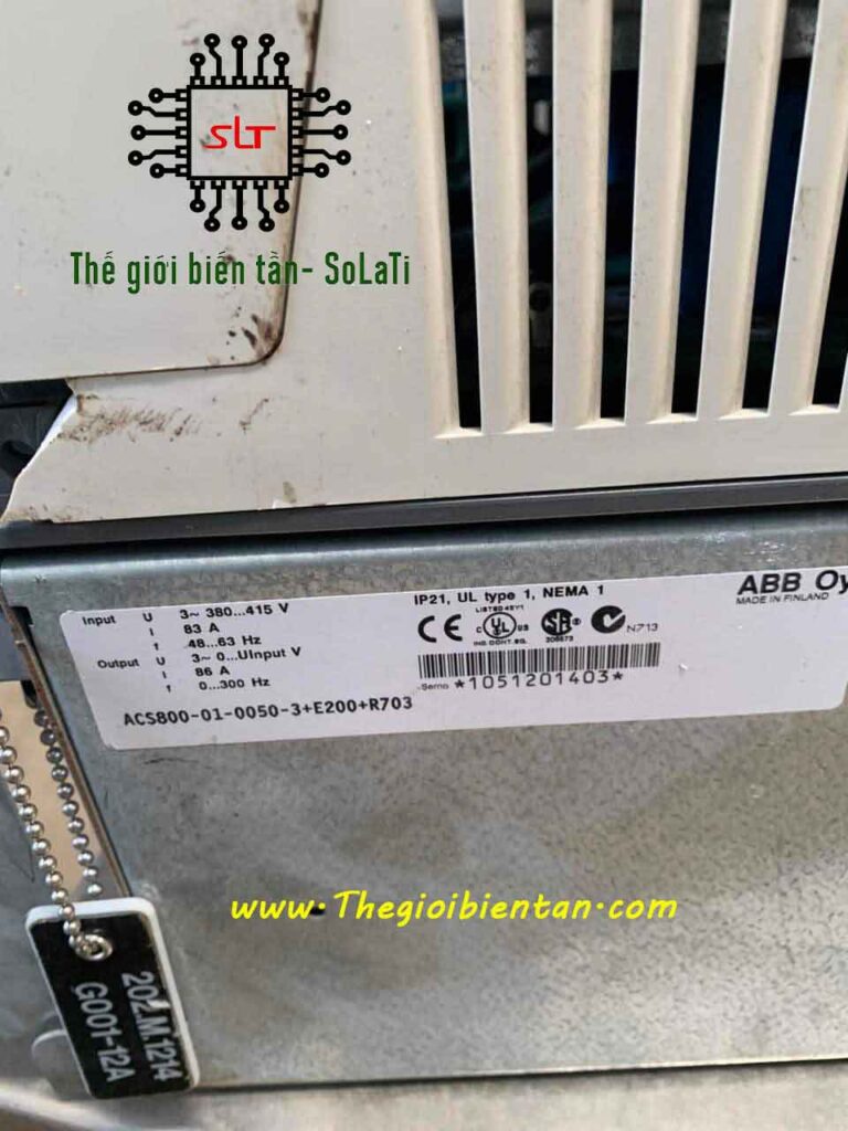 Biến tần ABB ACS800 45kw Acs800-01-0050-3 - Thế Giới Biến Tần
